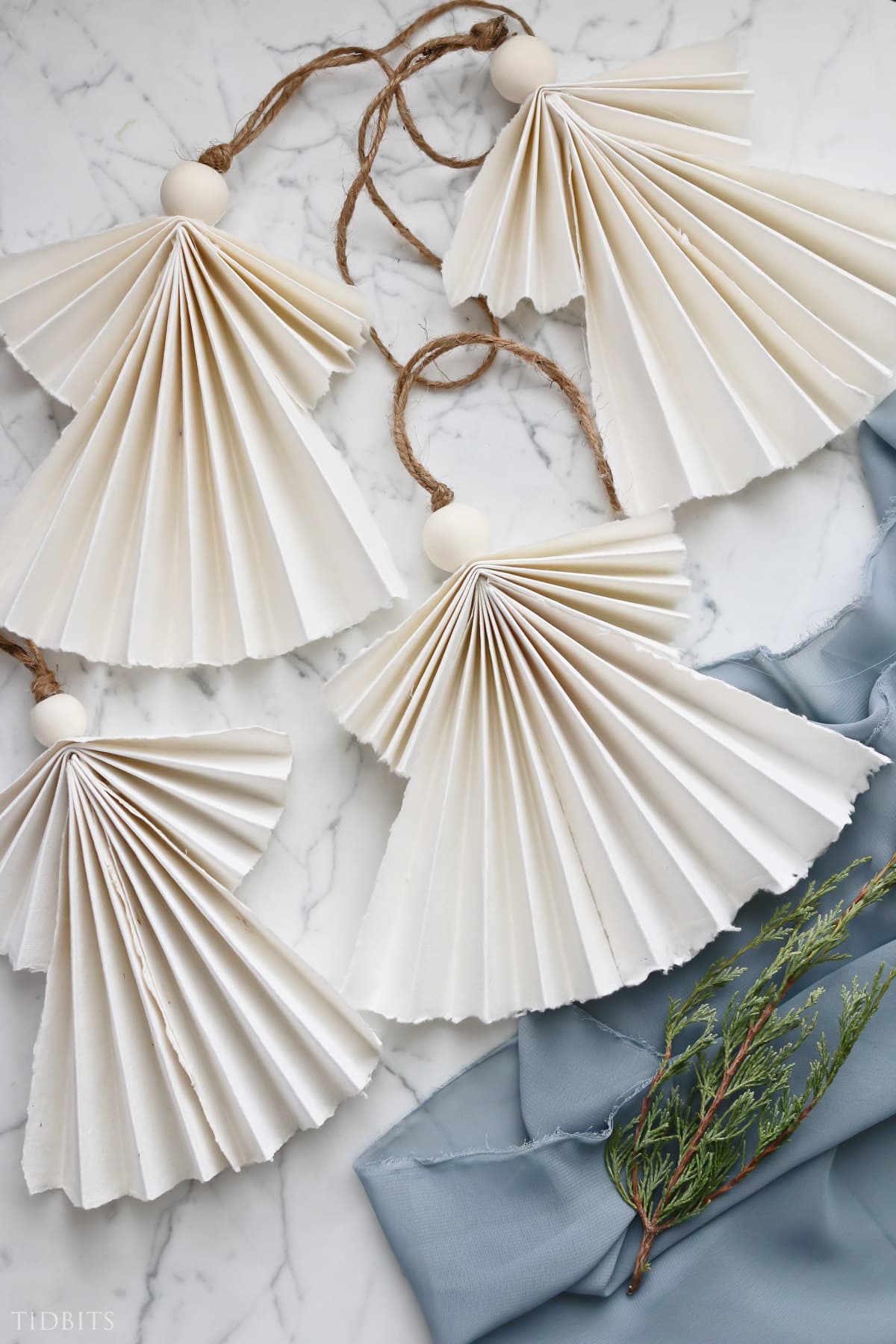 How to Make a Paper Angel Christmas Ornament (So Beautiful!) - The ...